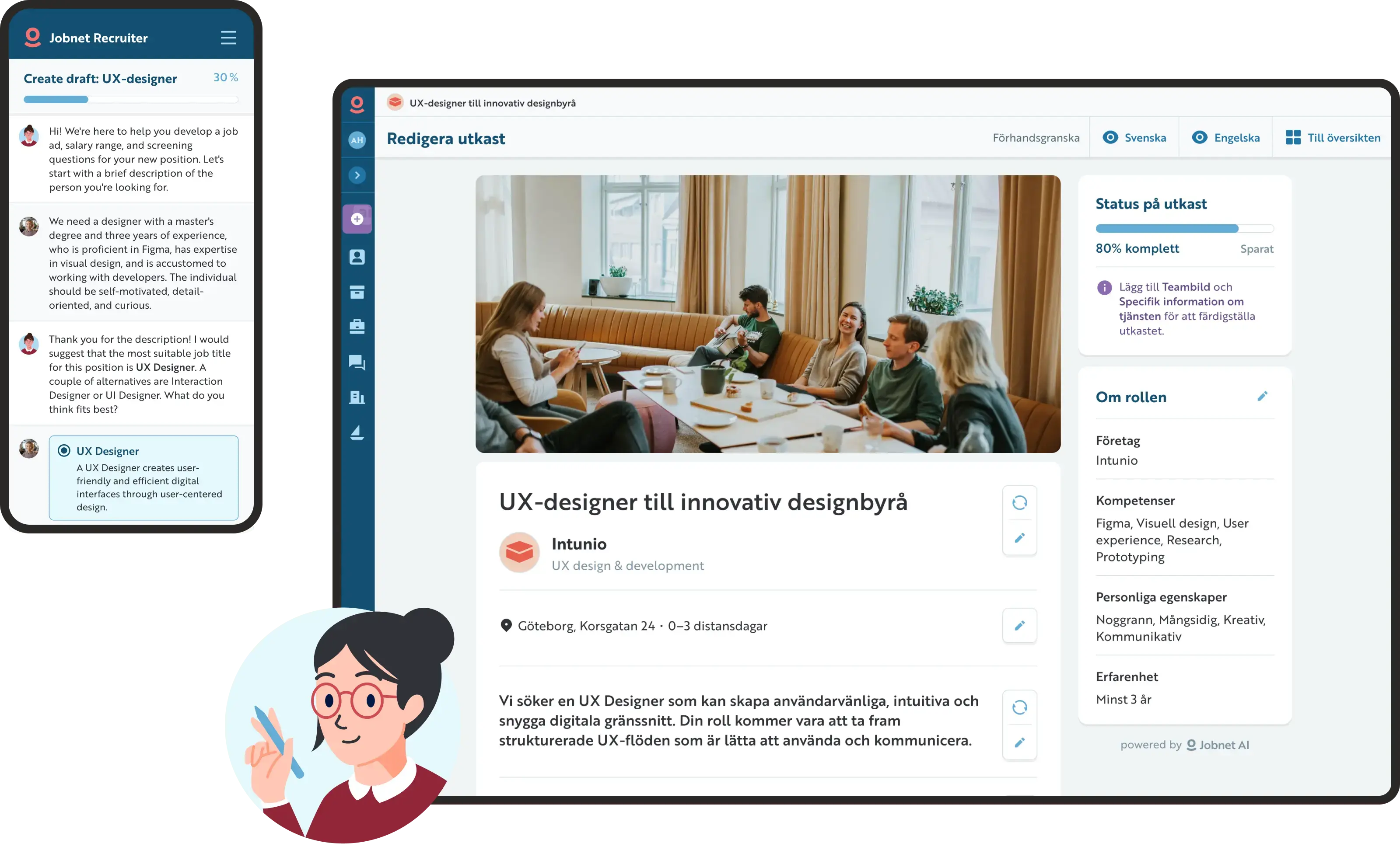 Jobnet – Rekrytera smartare med AI och automatiserad annonsering